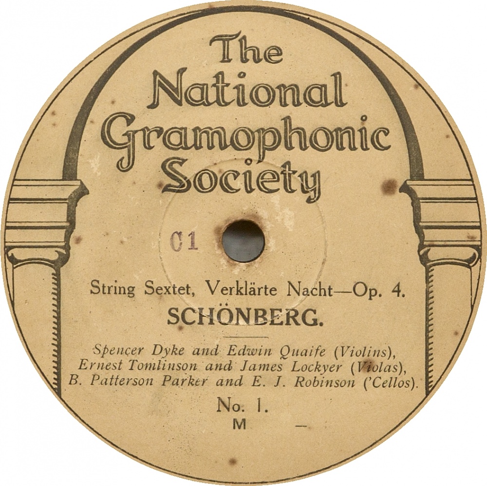 National Gramophonic Society discography - Society78sDiscography